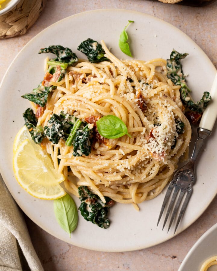 Best Creamy Cavolo Nero Pasta (Tuscan Kale) | Ooh La La It's Vegan