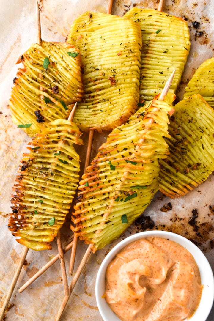 Accordion Potatoes | Viral TikTok Recipe | Ooh La La It's Vegan