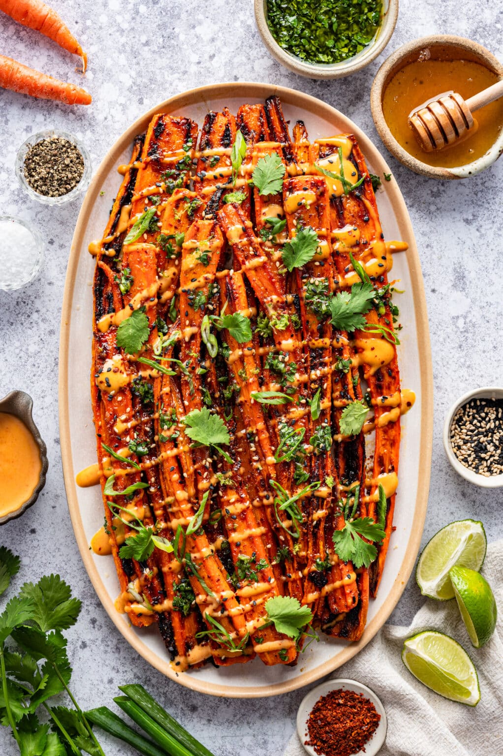 Gochujang Maple Roasted Carrots | Ooh La La It's Vegan